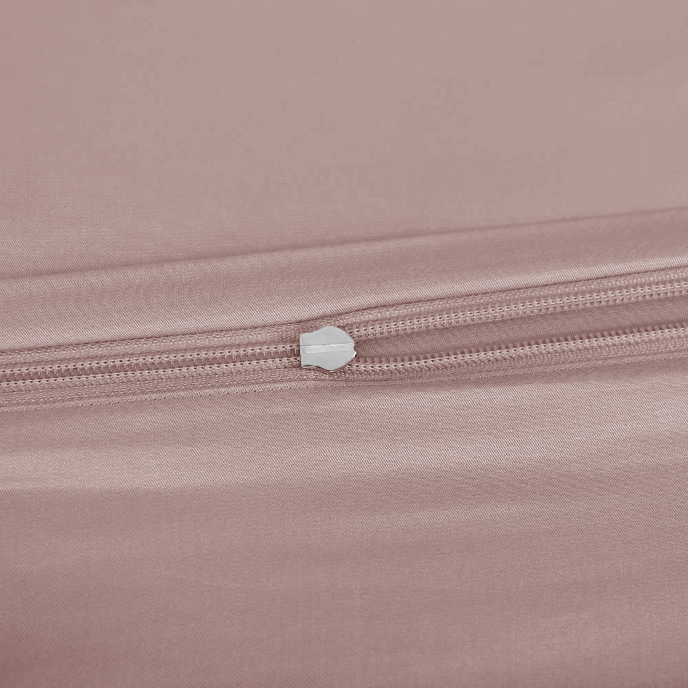 Bambus pudebetræk 50x70 i gammel rosa 2 par – Bambuni Denmark